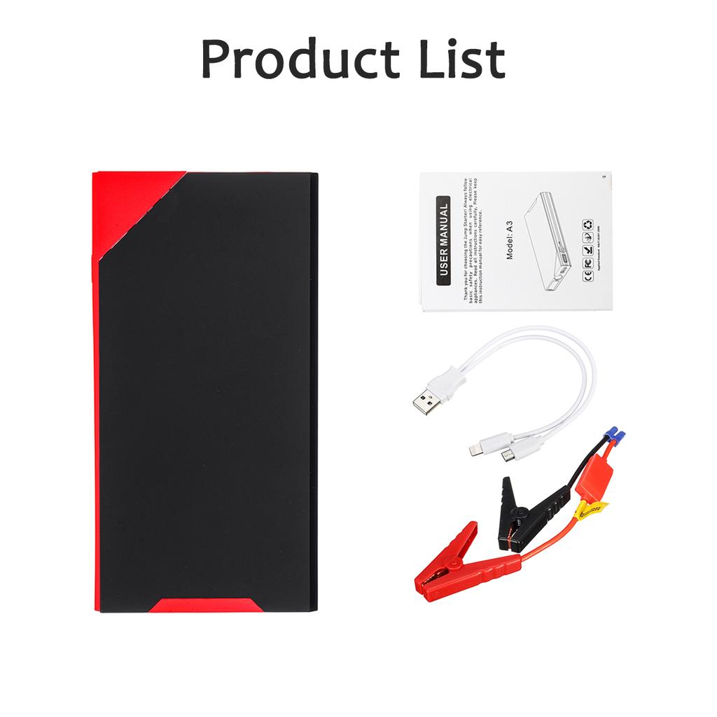 Buy 50000mAh 12V Portable Car Jump Starter Multifunction Auto Car ...