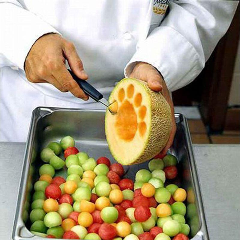 Buy Stainless Steel Double Melon Baller Fruit Digging Spoon at ...