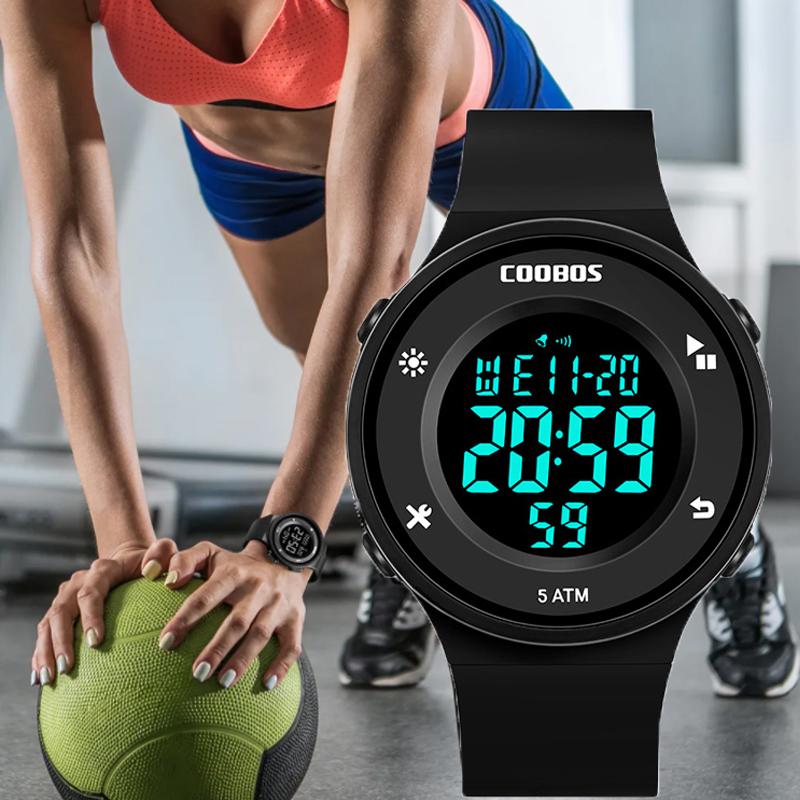 Cheap Hot Sale 50m Waterproof Sports Digital Watches Bracelets Alarm ...