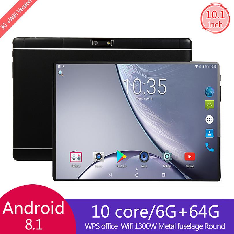 Buy 10.1 Inches Tablet PC MTK6797 Android 8.1 6+64GB Smart Laptop at ...