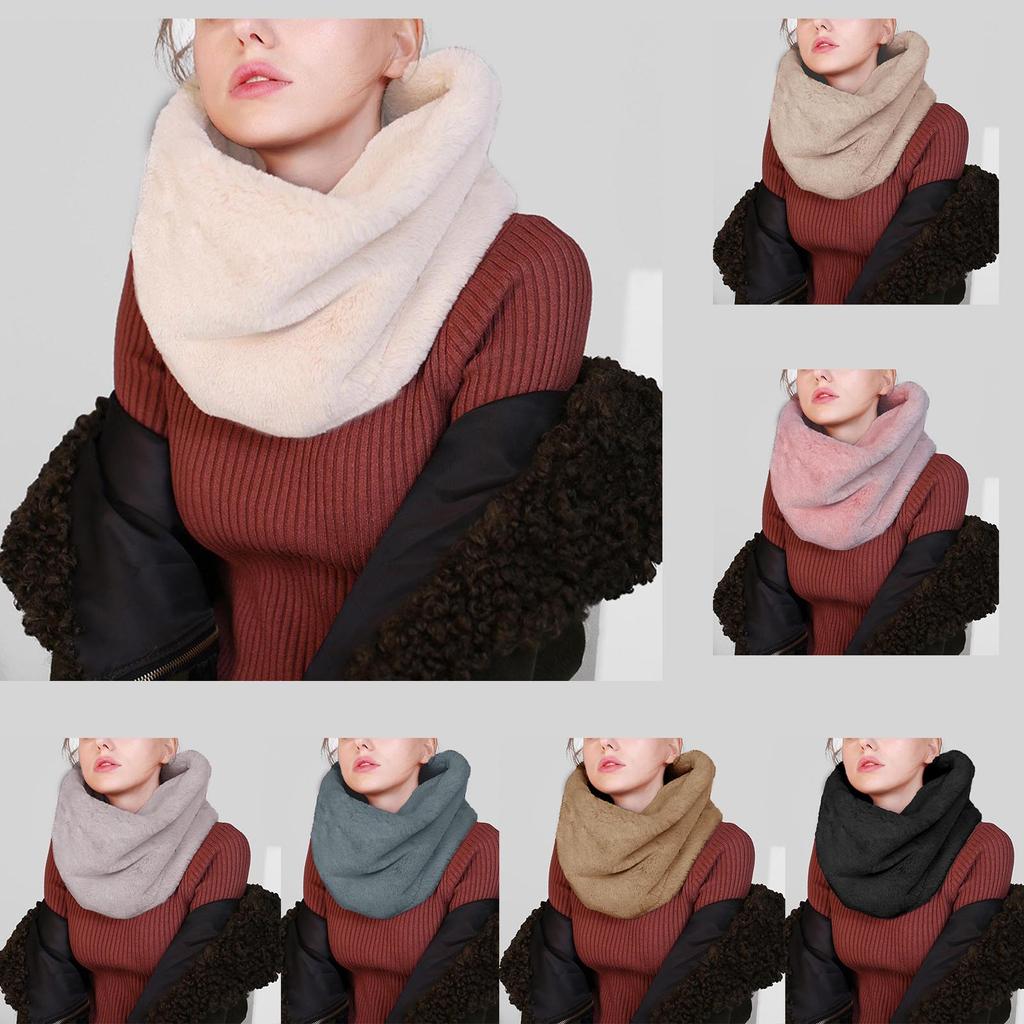 Cheap Women's And Winter Warm Scarf Solid Color Faux Cashmere Scarf ...