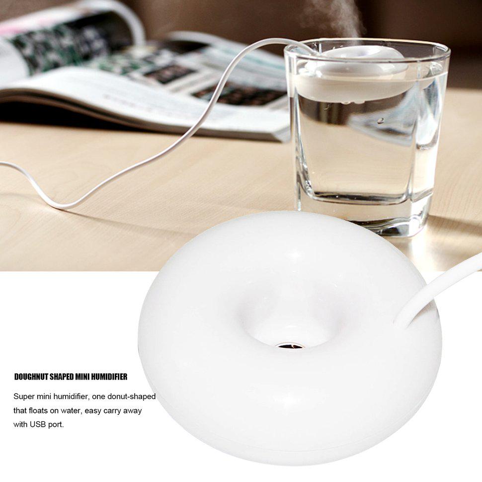 Buy Doughnut Shaped Mini Humidifier For Home And Office USB Portable ...