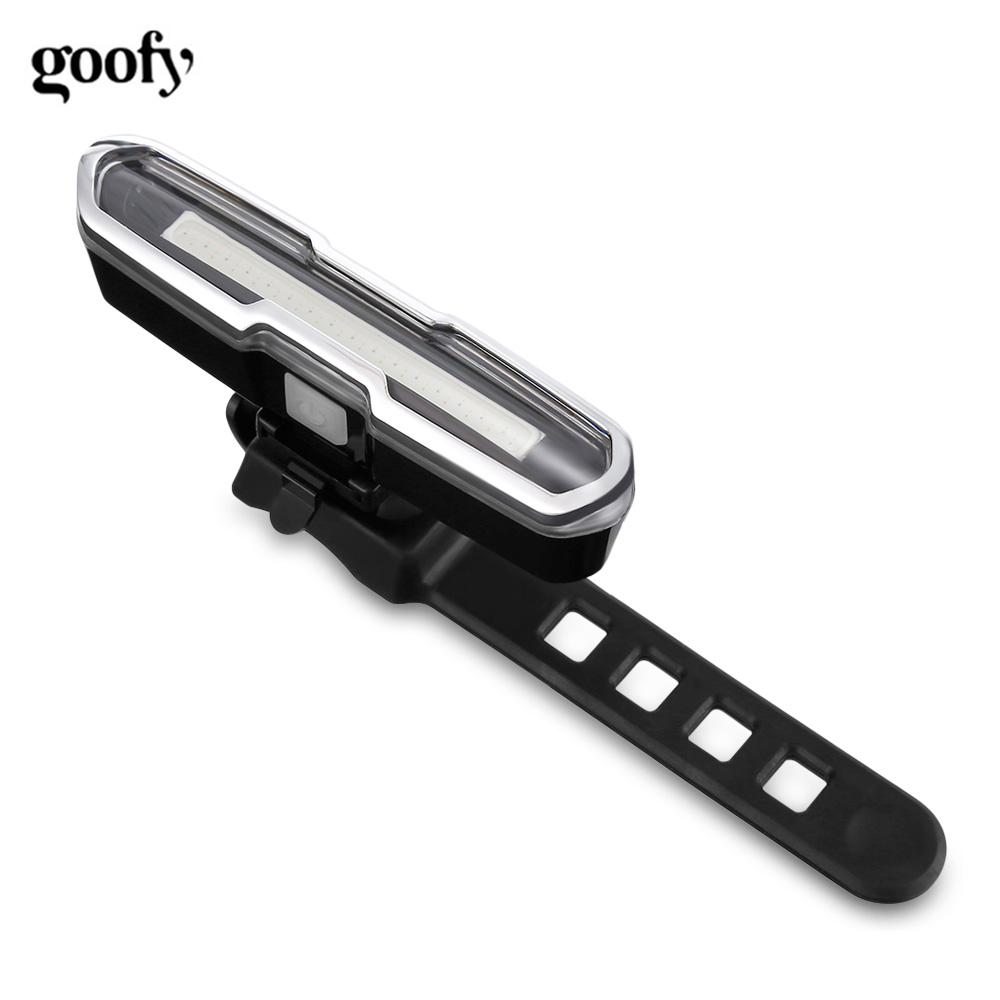 Goofy USB Şarj Edilebilir Bisiklet Işık Li-Po Pil LED Bisiklet Stop ...