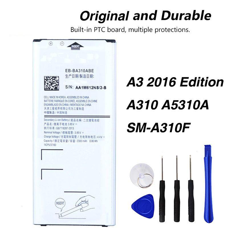 Buy Original High Quality EB-BA310ABE Battery For Samsung GALAXY A3 2016 Edition SM-A310F NFC ...