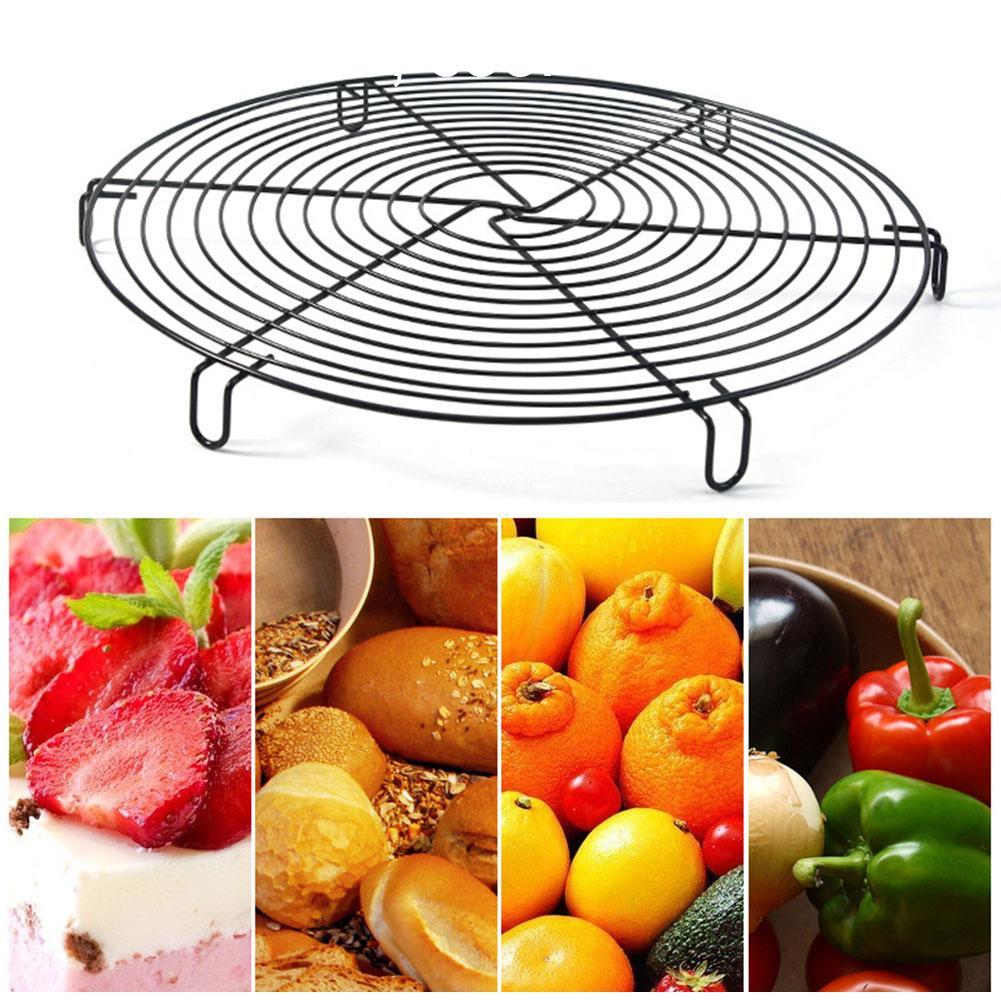 1PCS Round Cake Cooling Tray Rack Grid Net Bread Stand Tool Holder ...