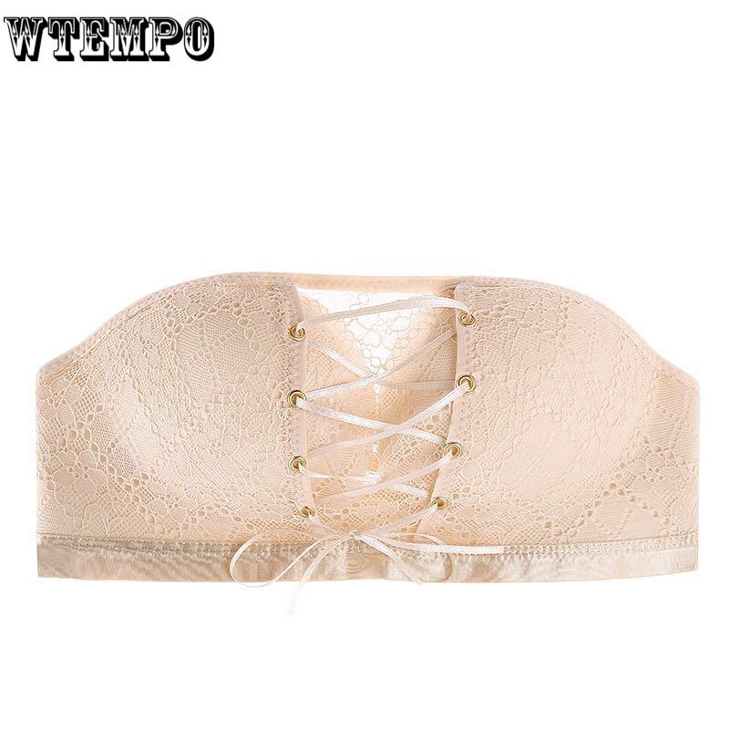 Cheap Seamless Adhesive Fly Bra Strapless Push Up Bra Wireless Stick On ...