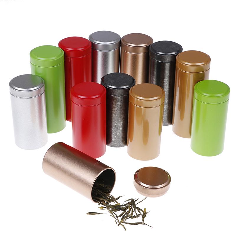 Buy Practical Multiple Color Type Tea Can Iron Can Longjing Biluo ...