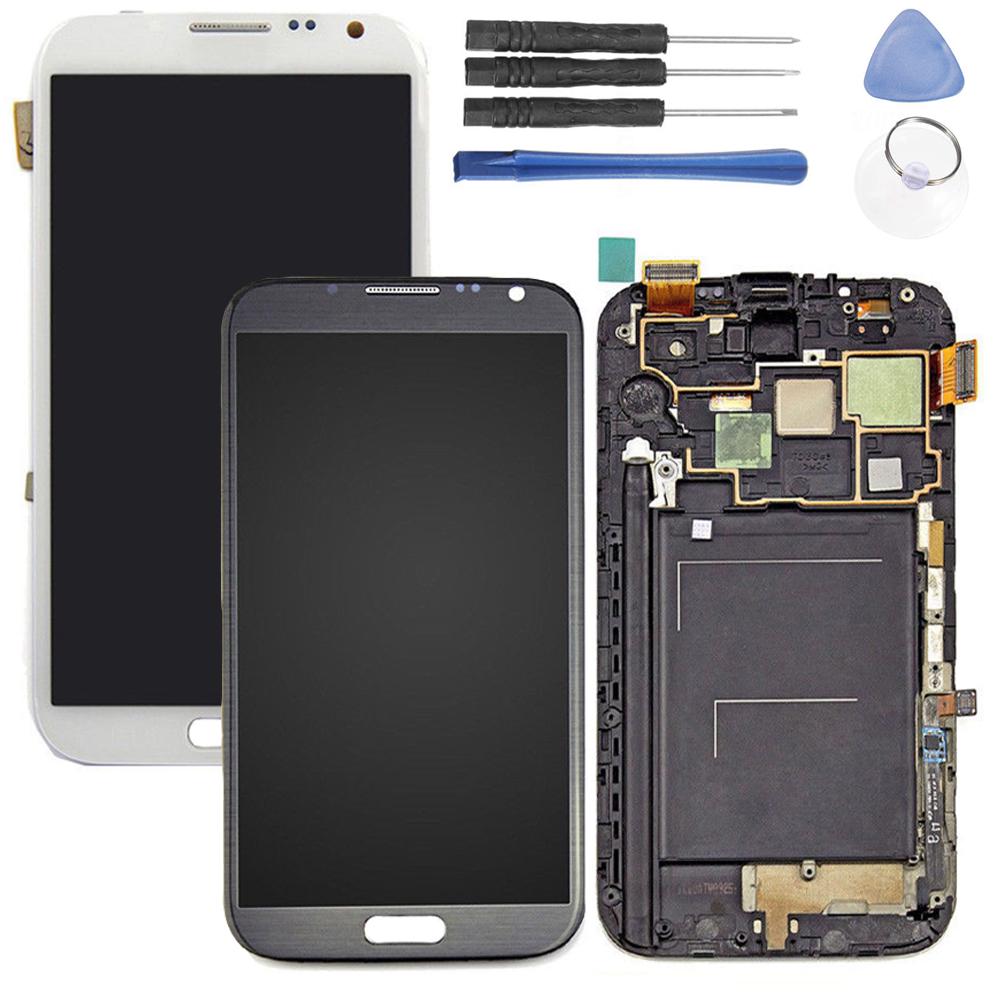 LCD Display Screen Touch Digitizer Assembly for Samsung Galaxy Note 2 ...