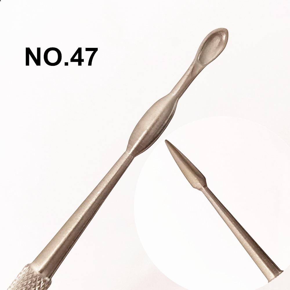 3pcs Dental Wax Scoop Sculpting knife 46/47/48 Stainless Steel Double ...