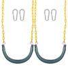 Buy 2 Pack Durable Swings Seats Chain Playground Swing Set Accessories ...