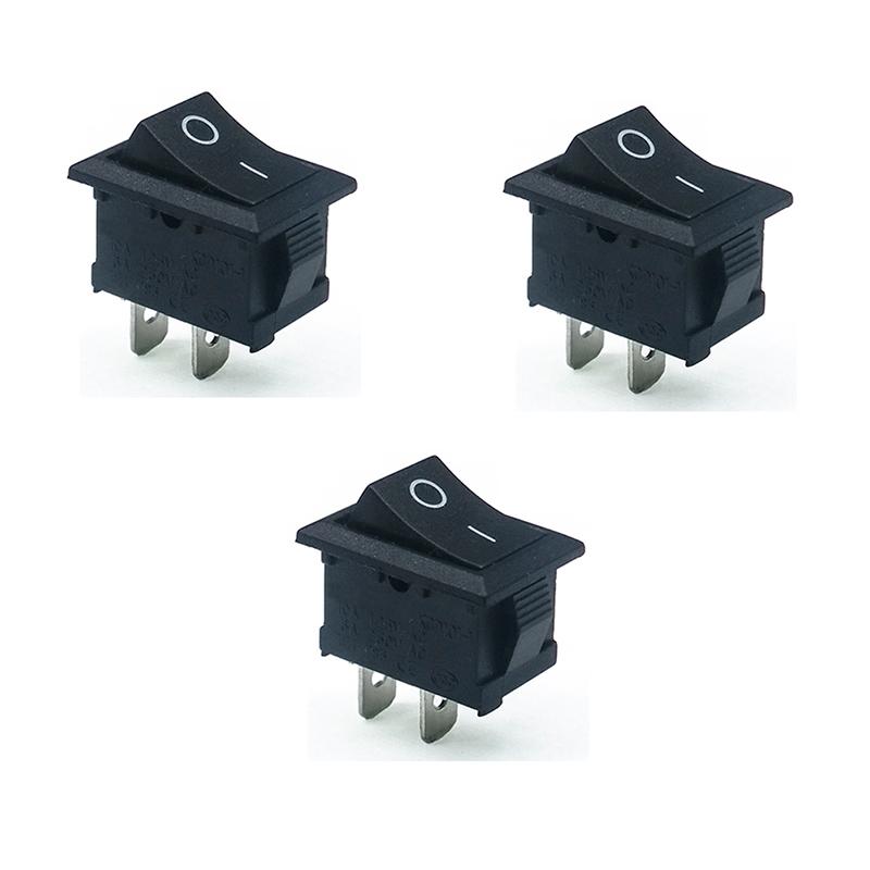 Buy Mini Black on/Off Rocker Switches 2Pin 2Position Car Dash Boat ...