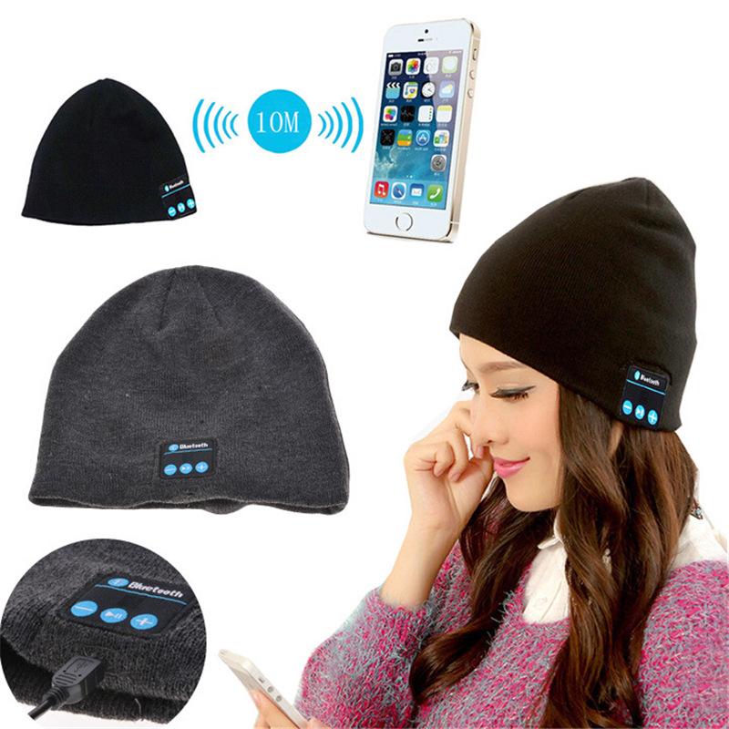 Buy Warm Bluetooth Hat Gloves Baseball Caps Set Mini Wireless Speaker ...