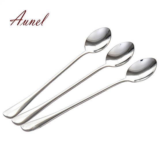 Buy Trendy Long Handle Stainless Steel Tea Coffee Spoon Cocktail Ice ...