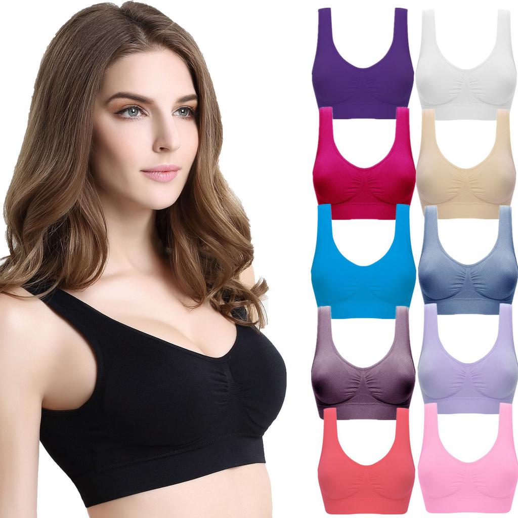 Buy Women's Fashion Seamless Yoga Vest Gymwear Outdoor Sports Jogging ...