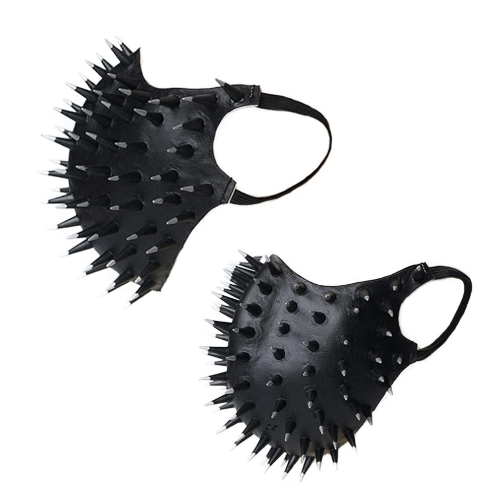 Buy Adult Halloween Latex Half Face Mask Costume Breathable Steampunk ...