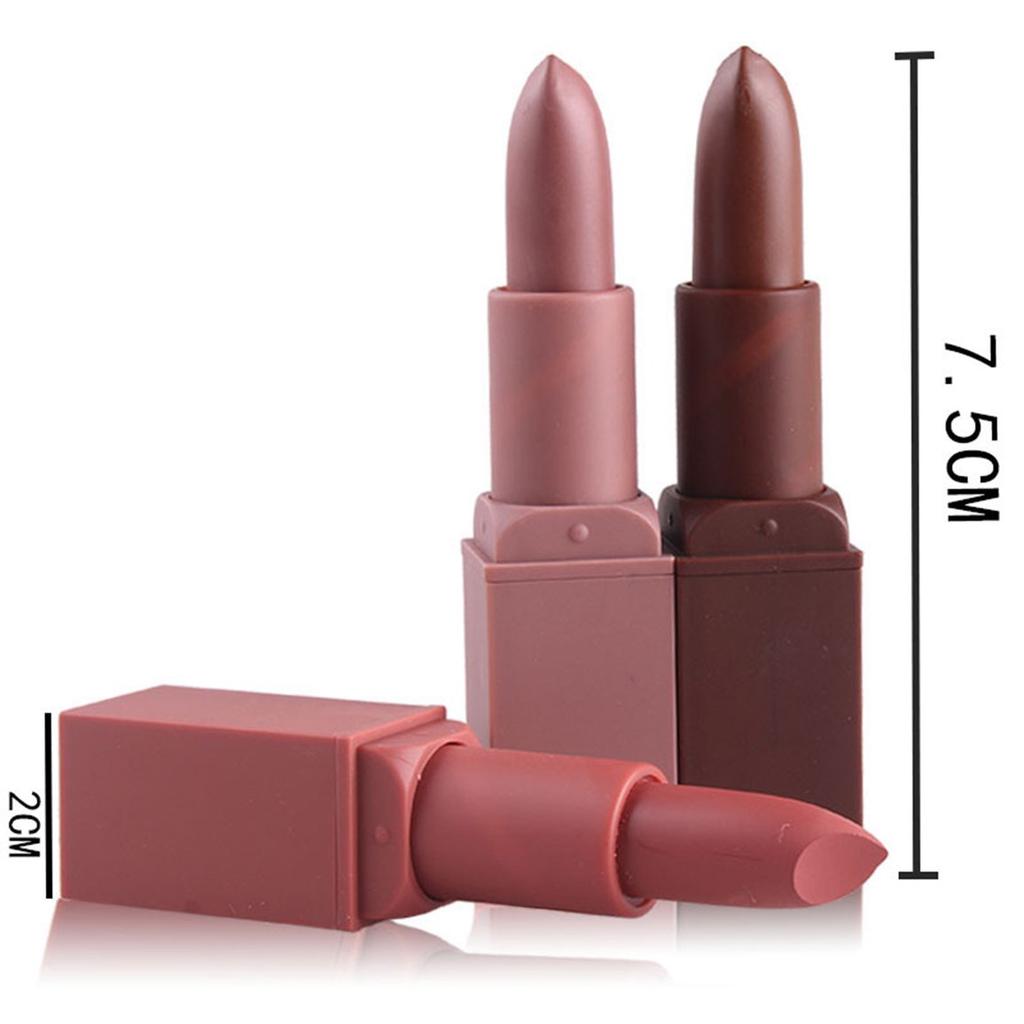 Buy GG MISS ROSE Lipstick Matte Square Tube Lipstick Vitamin E ...