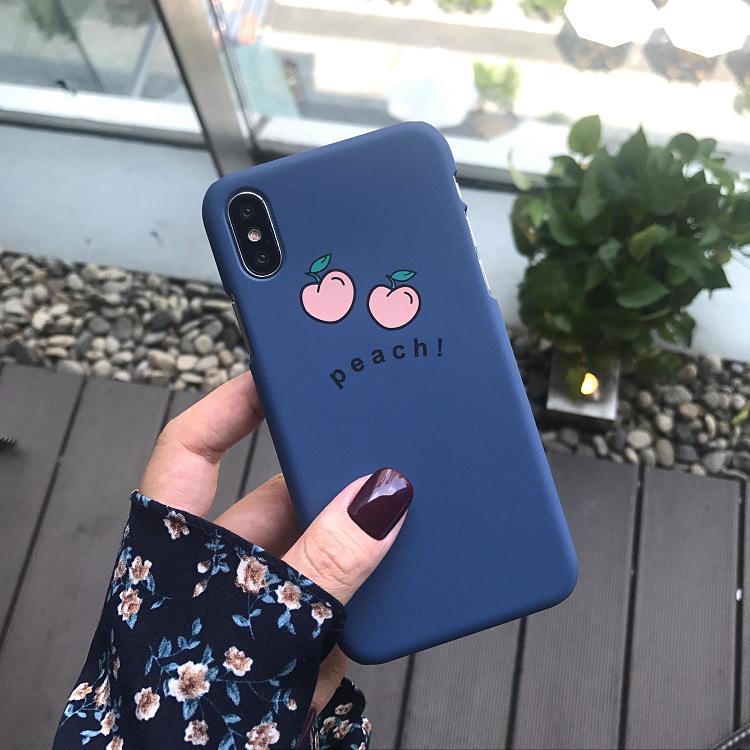 Peach Hard Mobile Phone Shell IPhone7Plus/8/6s/X Apple Personality ...