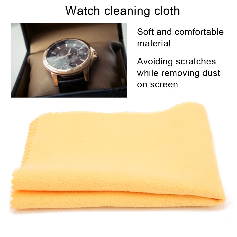 Buy 5pcs Watch Cleaning Polishing Cloth Eyeglasses Lens Cloth Wipe ...