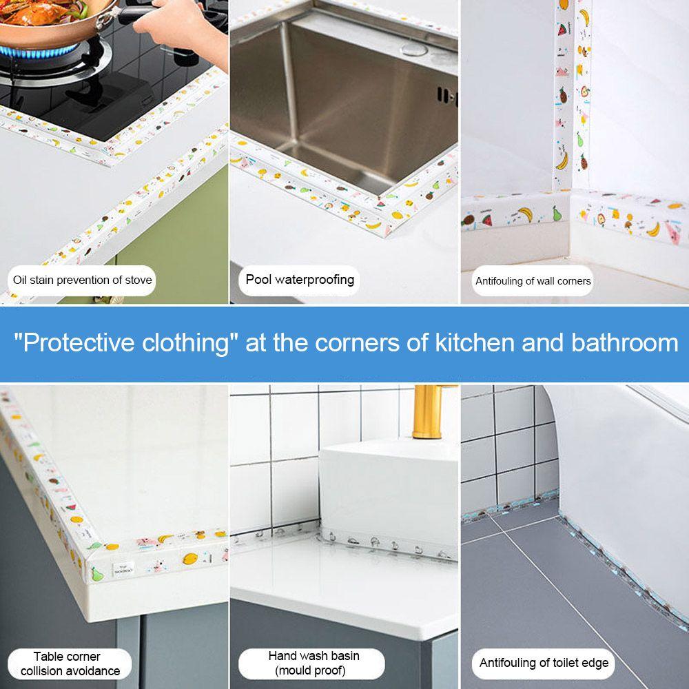 Buy Durable Sink Edge Self Adhesive Kitchen Waterproof Sealant Tape PVC ...