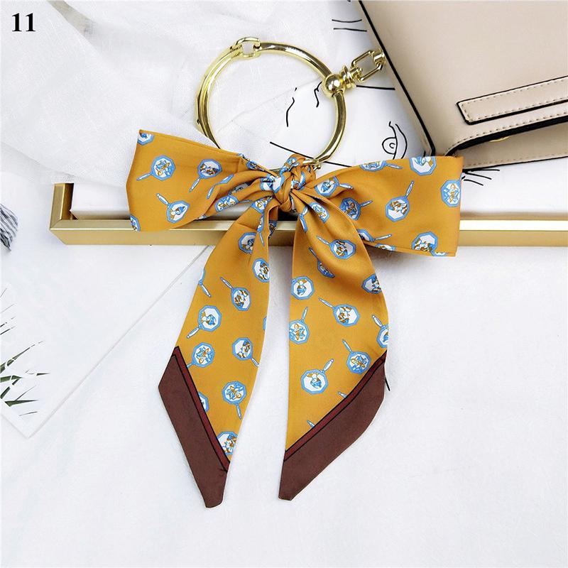 Buy Women Beautiful Small Scarf Silk Scarves Headband Bag Ribbon ...