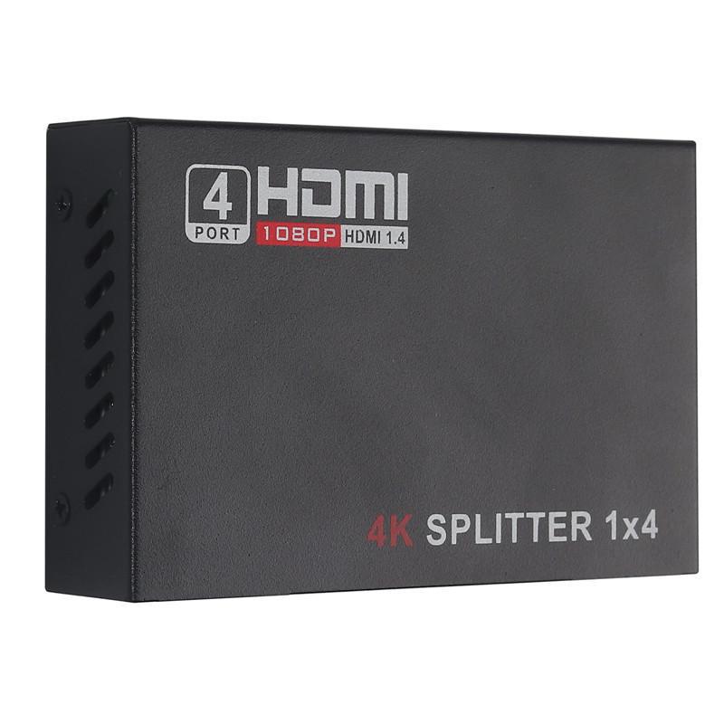 4 Port HDMI 4K Hub Multi Splitter Amplifier for 3D HDTV 1080P 1 Input 4 ...