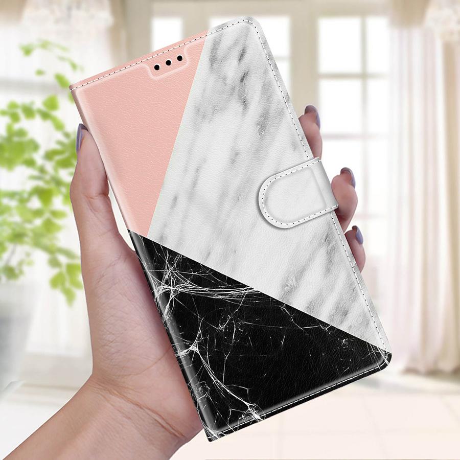 💰Cumpără Carcase de telefon din portofel din piele flip vopsite 3D ...