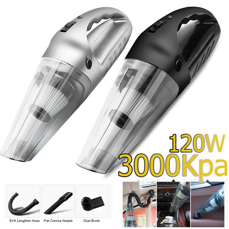 Buy 120W Rechargeable Cordless Handheld Vacuum Cleaner Wet Dry Dual Use ...