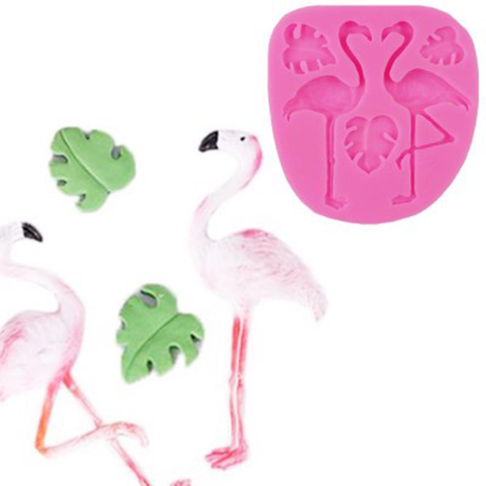 Flamingo Birthday Diy Fondant Cake Decorating Silicone Molds Cupcake ...