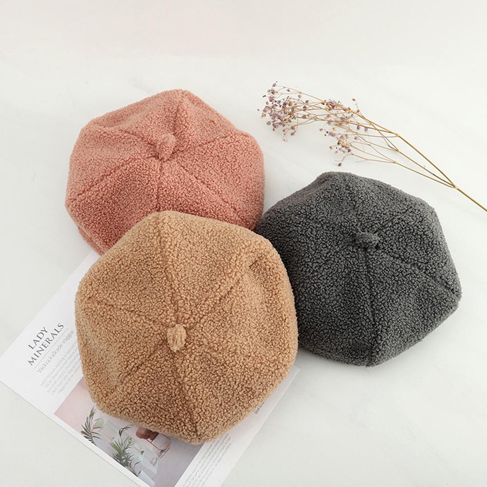 Buy Women Fashion Octagonal Cap Autumn Winter France Painter Style ...