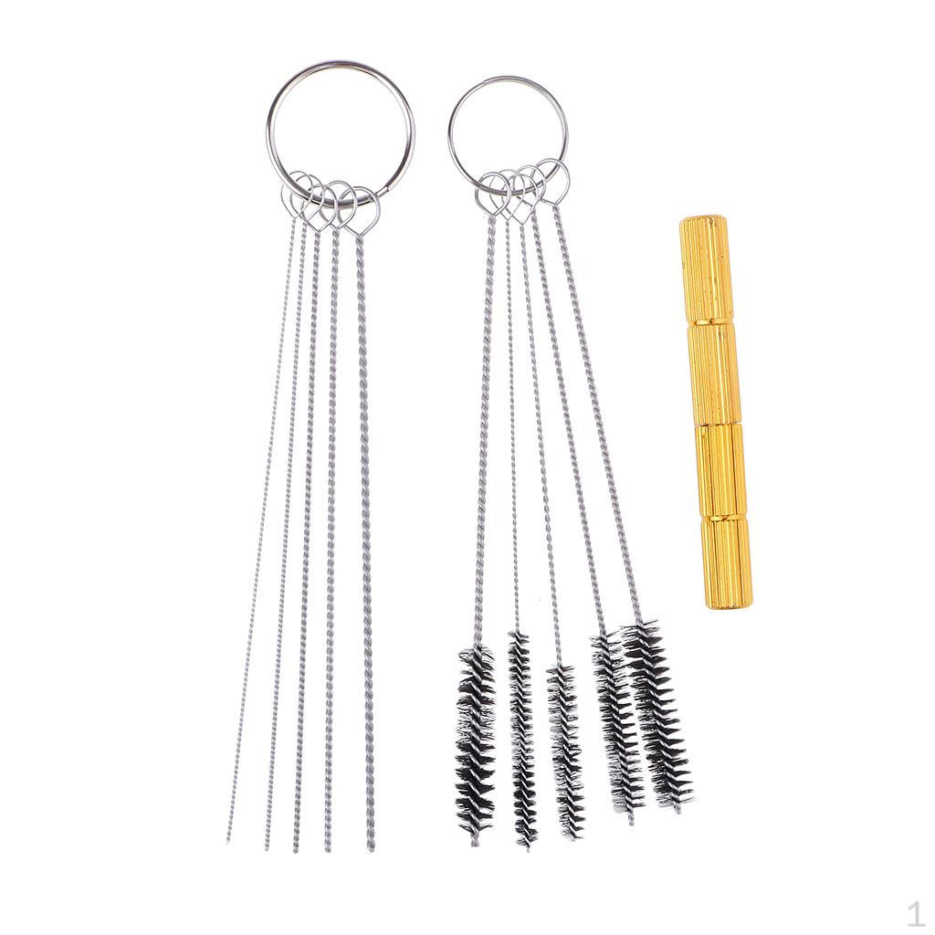 Buy 11 Pieces Airbrush Spray Cleaning Repair Tool Kit Steel Needle ...