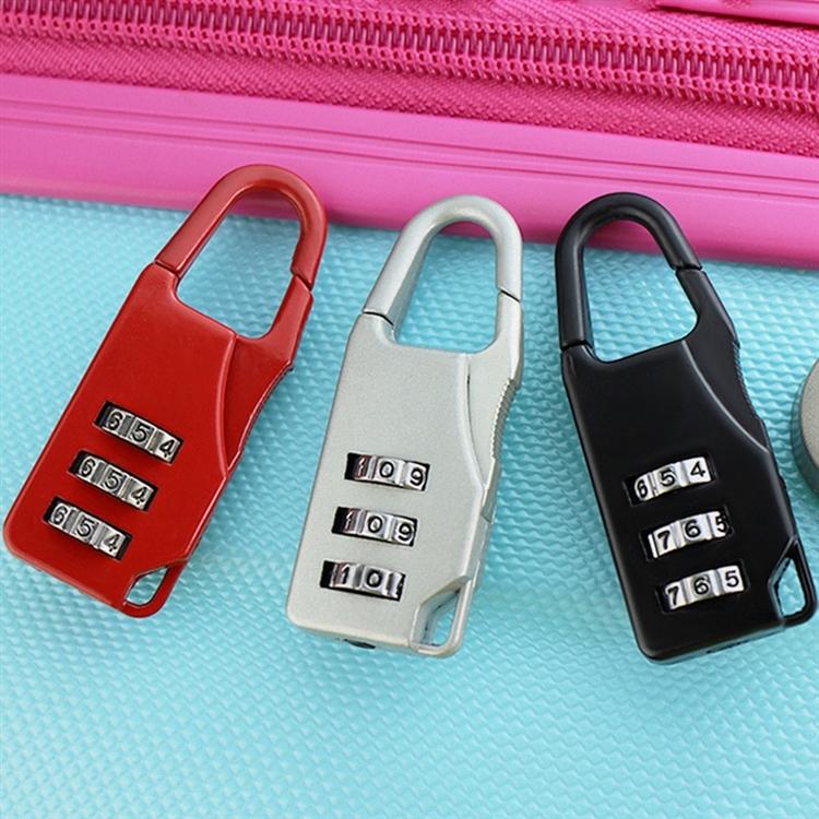Buy Security 3 Combination Travel Suitcase Luggage Bag Code Lock Zipper ...