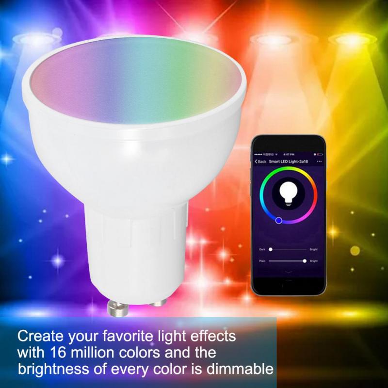 Buy Smart LED Bulb WiFi Light Bulb Dimmable Light Smartphone Controlled ...