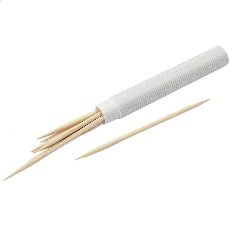 Buy Toothpick Case Box 2pcs Toothpick Box Holder Cigarette Shaped Safe ...