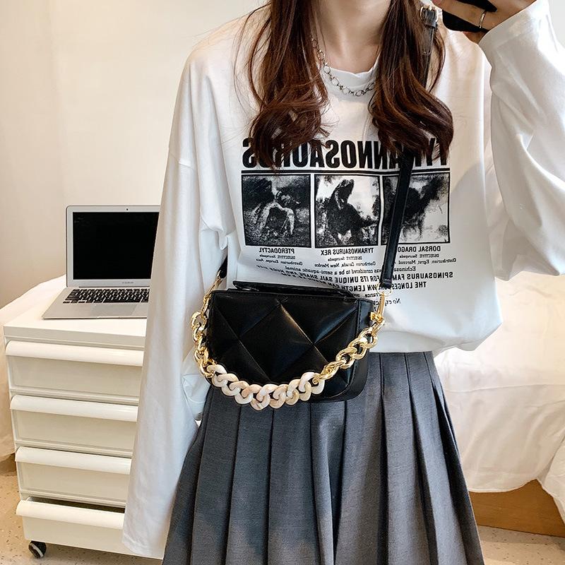 Rhombic Chain Small Bag for Women 2022 Winter Fashion Versatile ...
