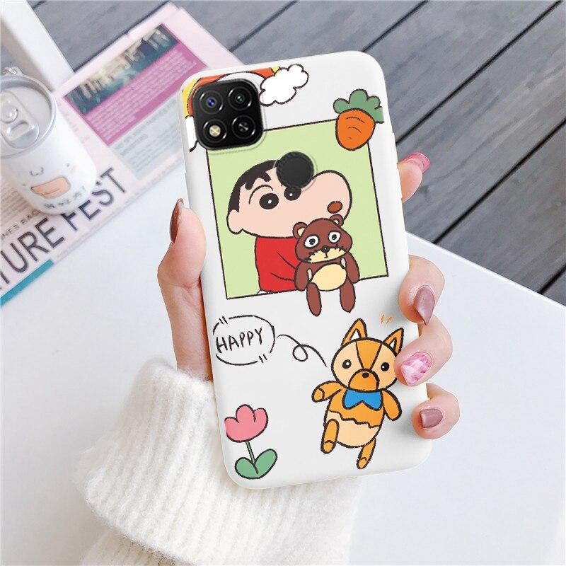 Buy Crayon Shin Chan for Xiaomi Redmi 10A 9C Phone Case Cute Funny Boys ...