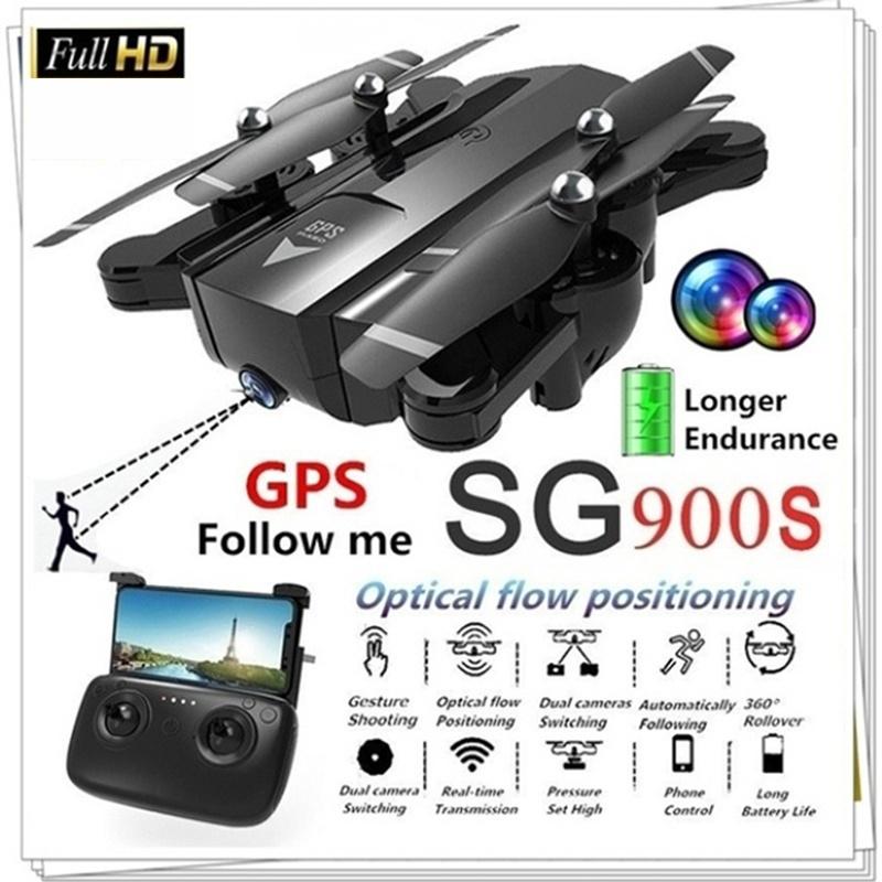 SG900S Ultra HD 780P / 1080P Katlanabilir GPS RC Drone Wifi FPV 360 ...