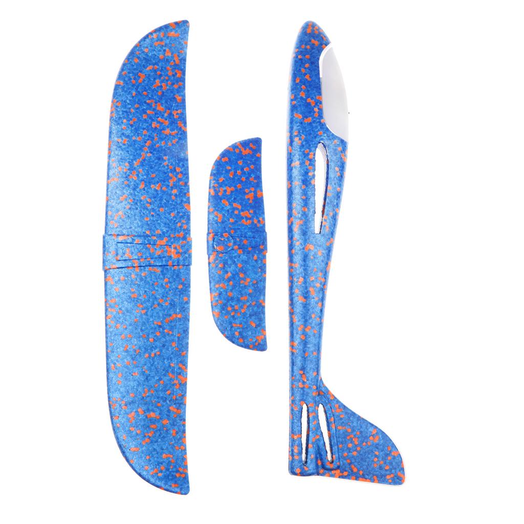 48cm EPP Foam Hand Glider Plane with Head Lamp Kids Outdoor Toy Gift ...