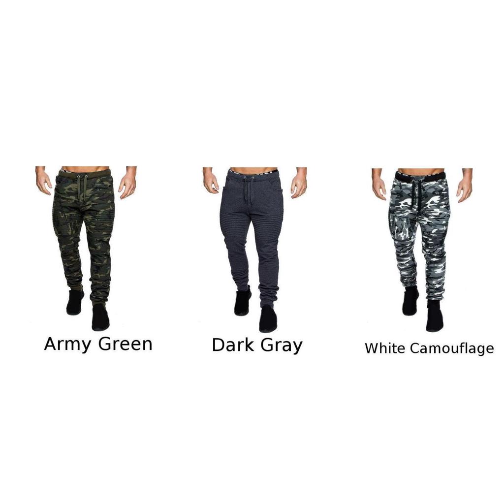 Buy Mens Military Camouflage Sweatpants Outdoor Slim Work Pants ...