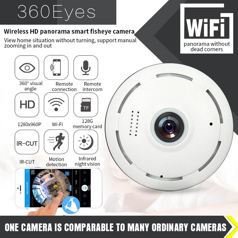 Buy HD 360 Degree Panoramic Wide Angle MINI Cctv Camera Smart IPC ...