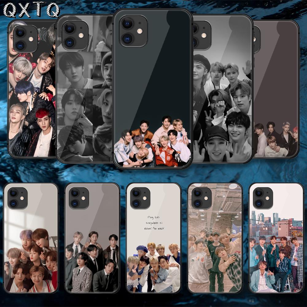 Buy Stray Kids SKZ Kpop Tempered Glass Phone Case Cover For IPhone ...