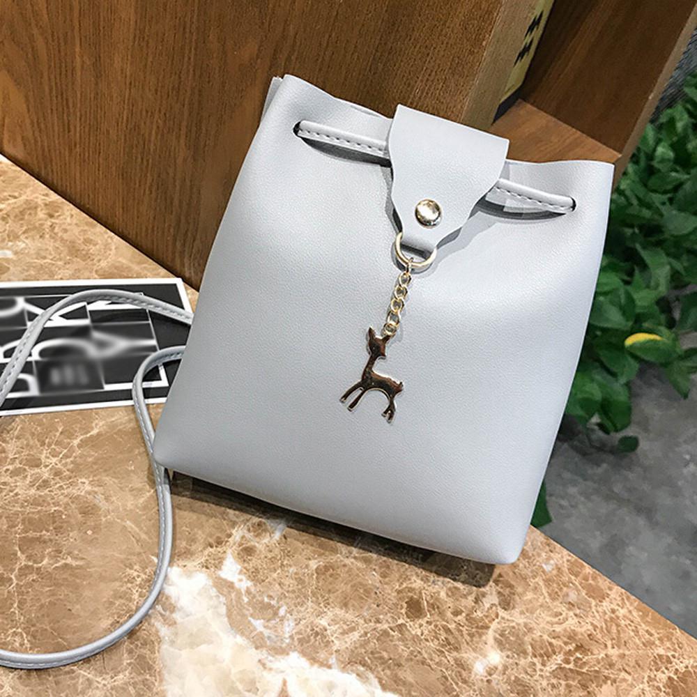 Practical Bag Purse Girls Shoulder Deer Small handbag Crossbody Leather ...
