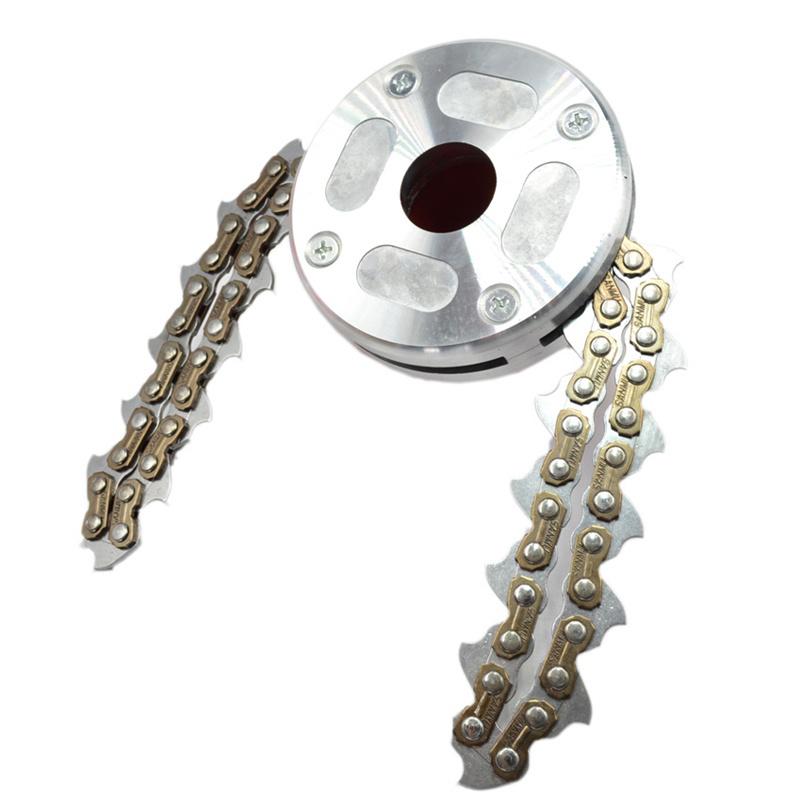 Buy Portable Coil 65Mn Chain Trimmer Head Brushcutter Garden Grass ...