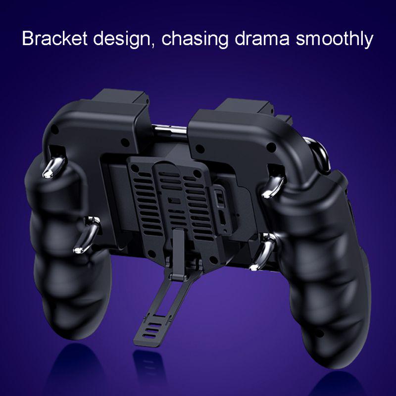 Buy Game Controller Eating Chicken Artifact H9 Six Fingers With Cooling ...