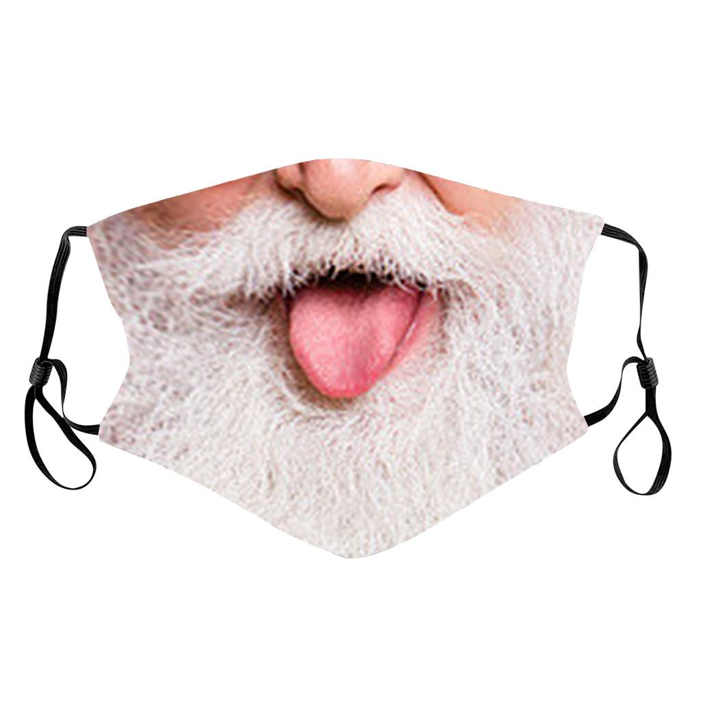 Buy Amanda 1pc Mouth For Dust Protection Face Mask Funny Face Mask ...