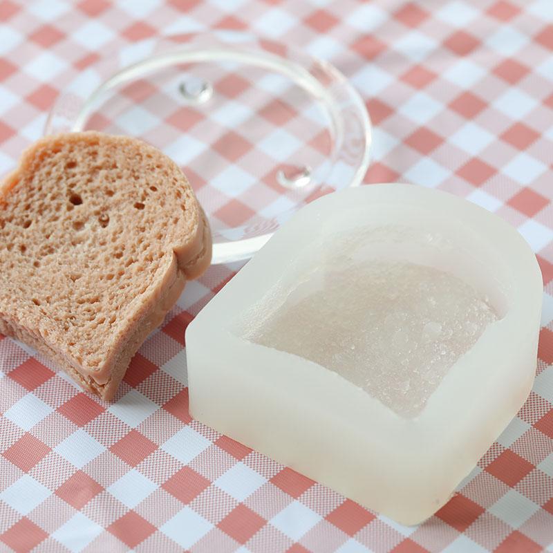 Buy Bread Silicone Mold Simulation Mini Toast Slice Silicone Mold Cake ...