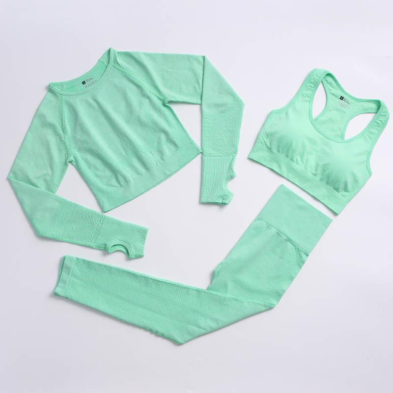 Cheap Seamless Yoga Set Women Workout Set Sportswear Fitness Clothes For Women Gym Clothing ...