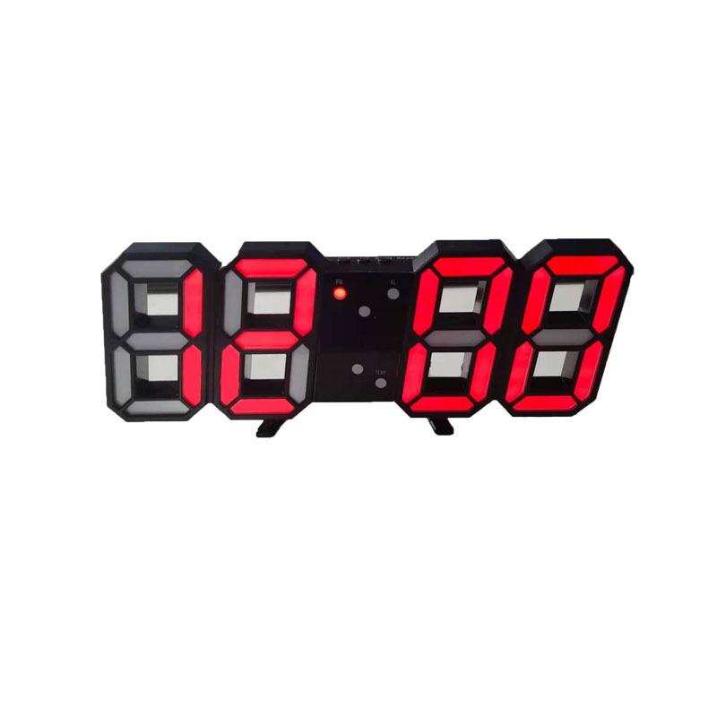 Buy Smart 3D Digital Clock Alarm Clock Digital Wall Clock LED ...