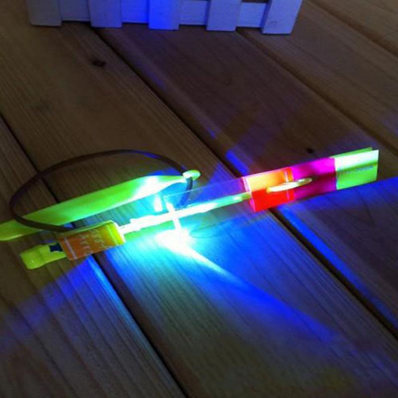 Buy Slingshot LED Copter Lighting Up Toy Luminous Helicopter Flying ...
