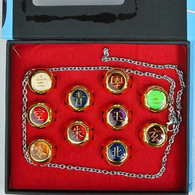Anime Ring Naruto II Akatsuki 10 Sets Women and Men Ring - buy from 15 ...