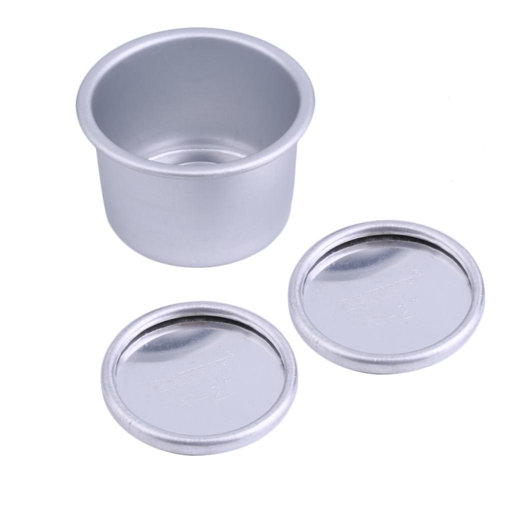 Buy 2inch Round Mini Cake Pan Removable Bottom Pudding Mold DIY Baking ...